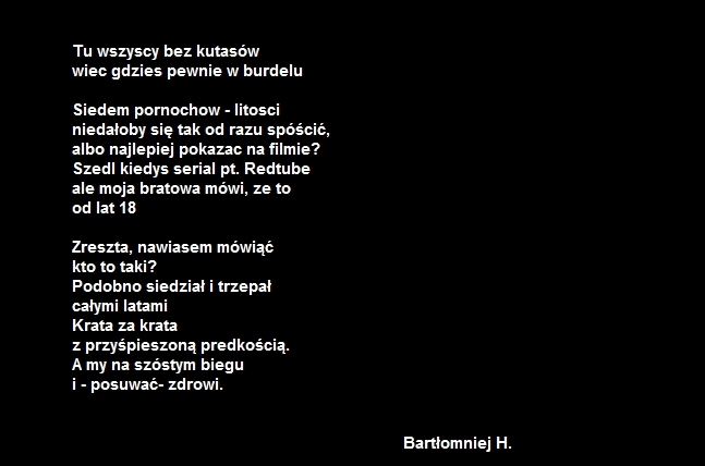 wierszyk - chamsko.pl