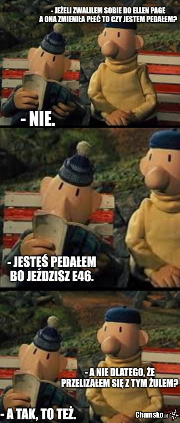 Chamskie obrazki, czarny humor