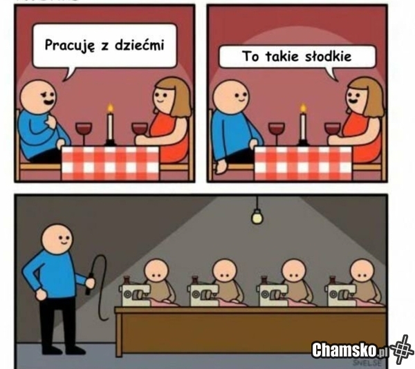 Chamskie obrazki, czarny humor