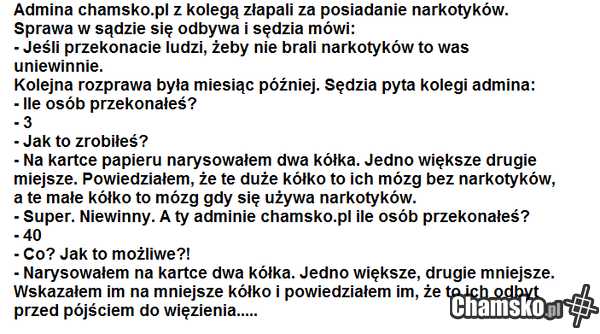 Chamskie obrazki, czarny humor