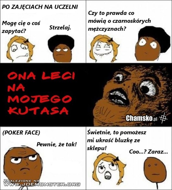 Chamskie obrazki, czarny humor