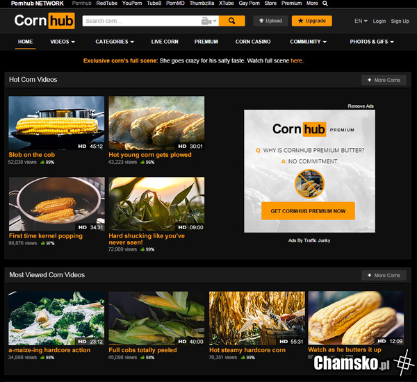 CornHub... - chamsko.pl